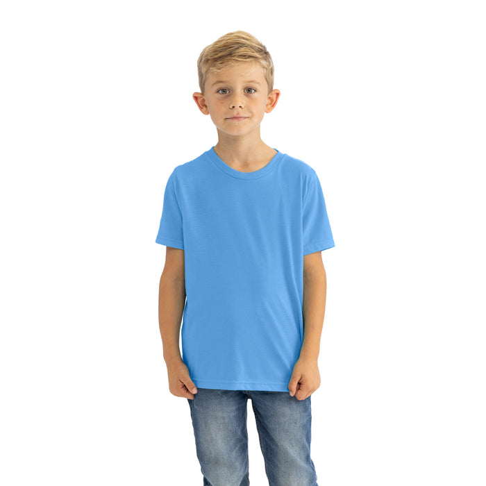 Youth CVC T Shirt - Heather Columbia Blue | 3312 | NLA