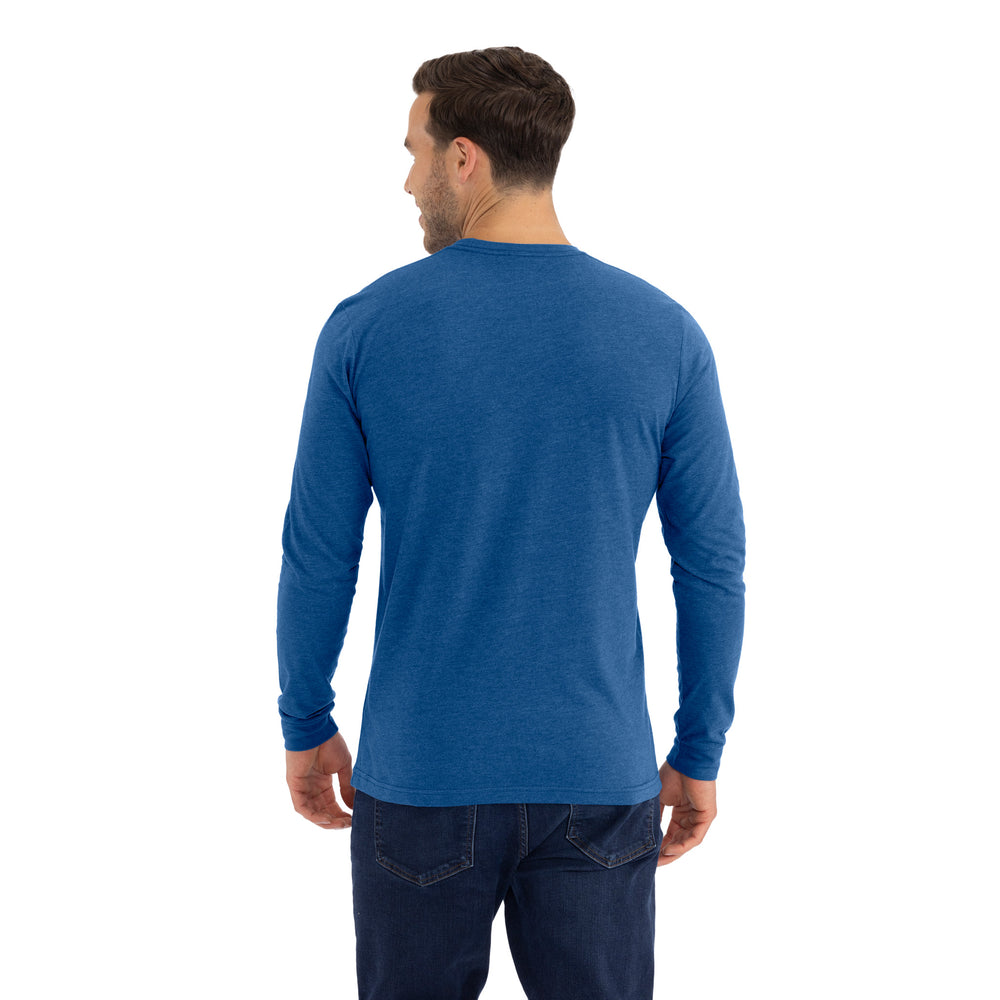 CVC Long Sleeve T-Shirt - Heather Cool Blue | 6211 | NLA