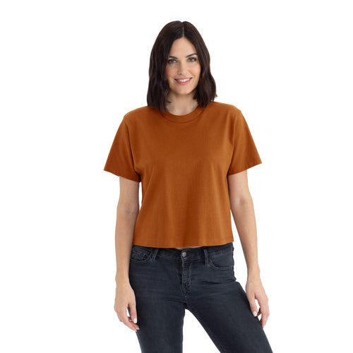 Heavyweight High Boxy T-Shirt - Clay | 7610 | Next Level Apparel