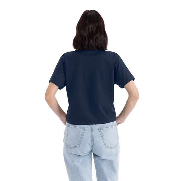 Heavyweight High Boxy T-Shirt - Midnight Navy | 7610 | Next Level Apparel