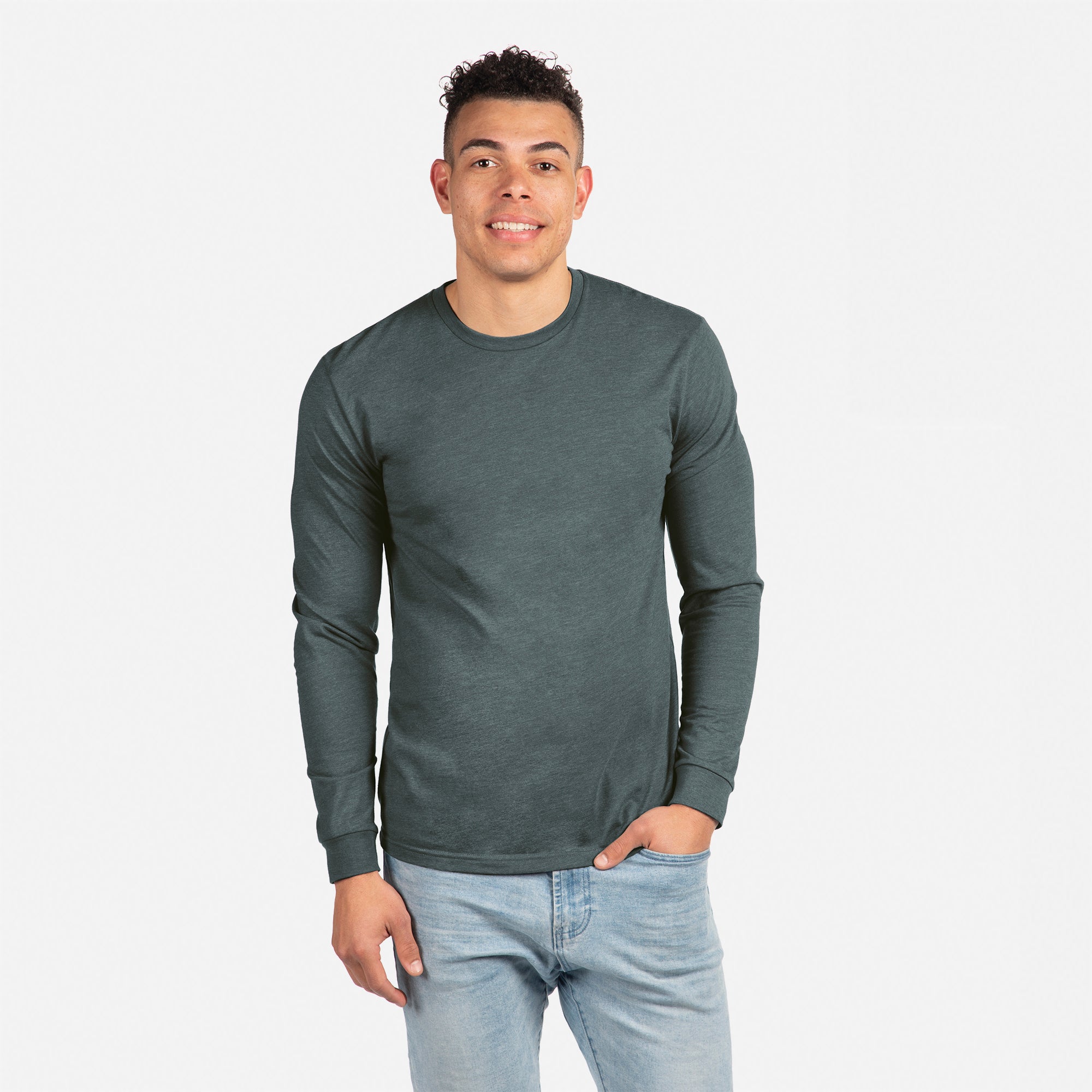CVC Long Sleeve T-Shirt - Indigo | 6211 | Next Level Apparel