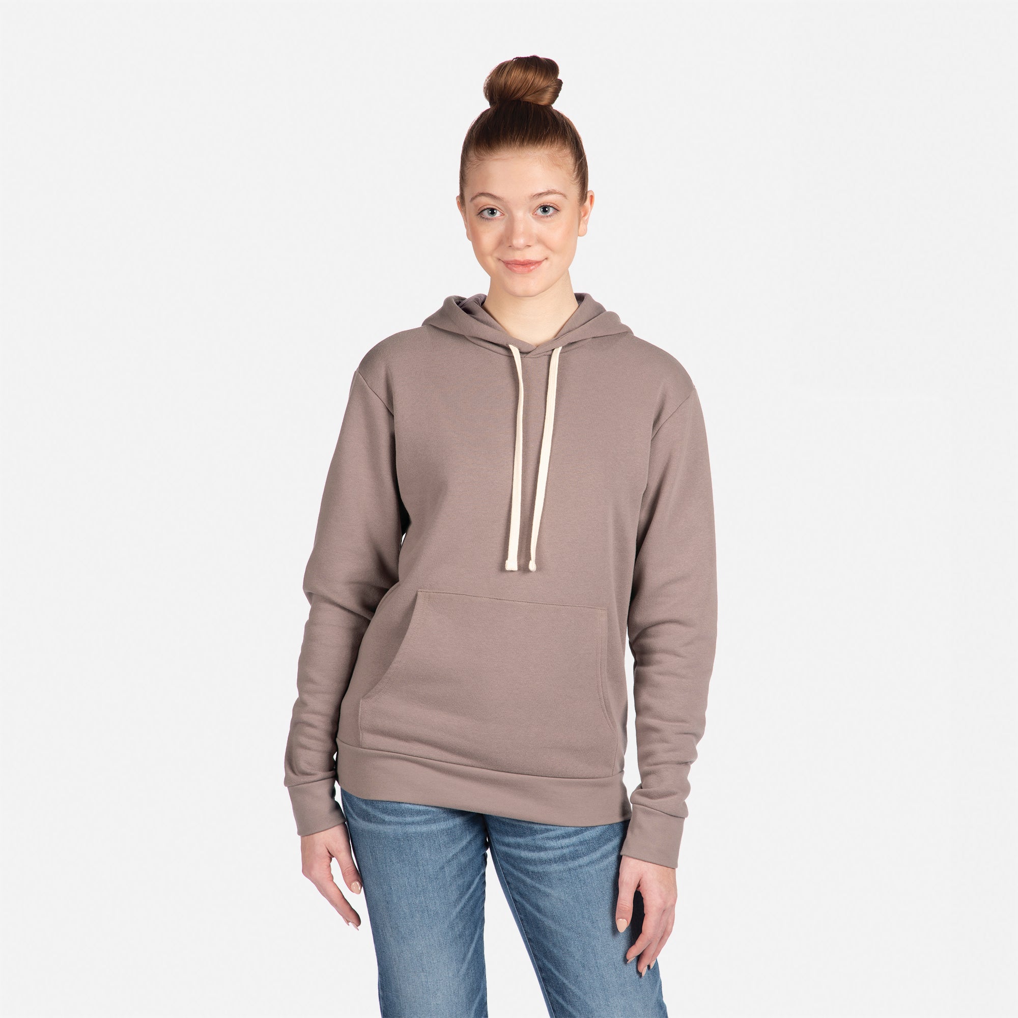 Santa Barbara Hoodie - Shiitake | 9303 | Next Level Apparel