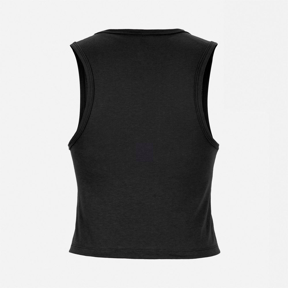 5083 Women's Festival Cropped Tank Black | Next Level Apparel
