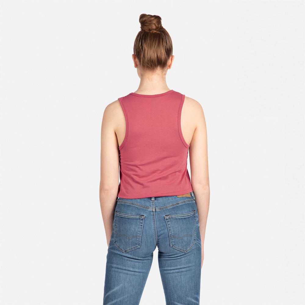 5083 Women's Festival Cropped Tank Smoked Paprika | Next Level Apparel