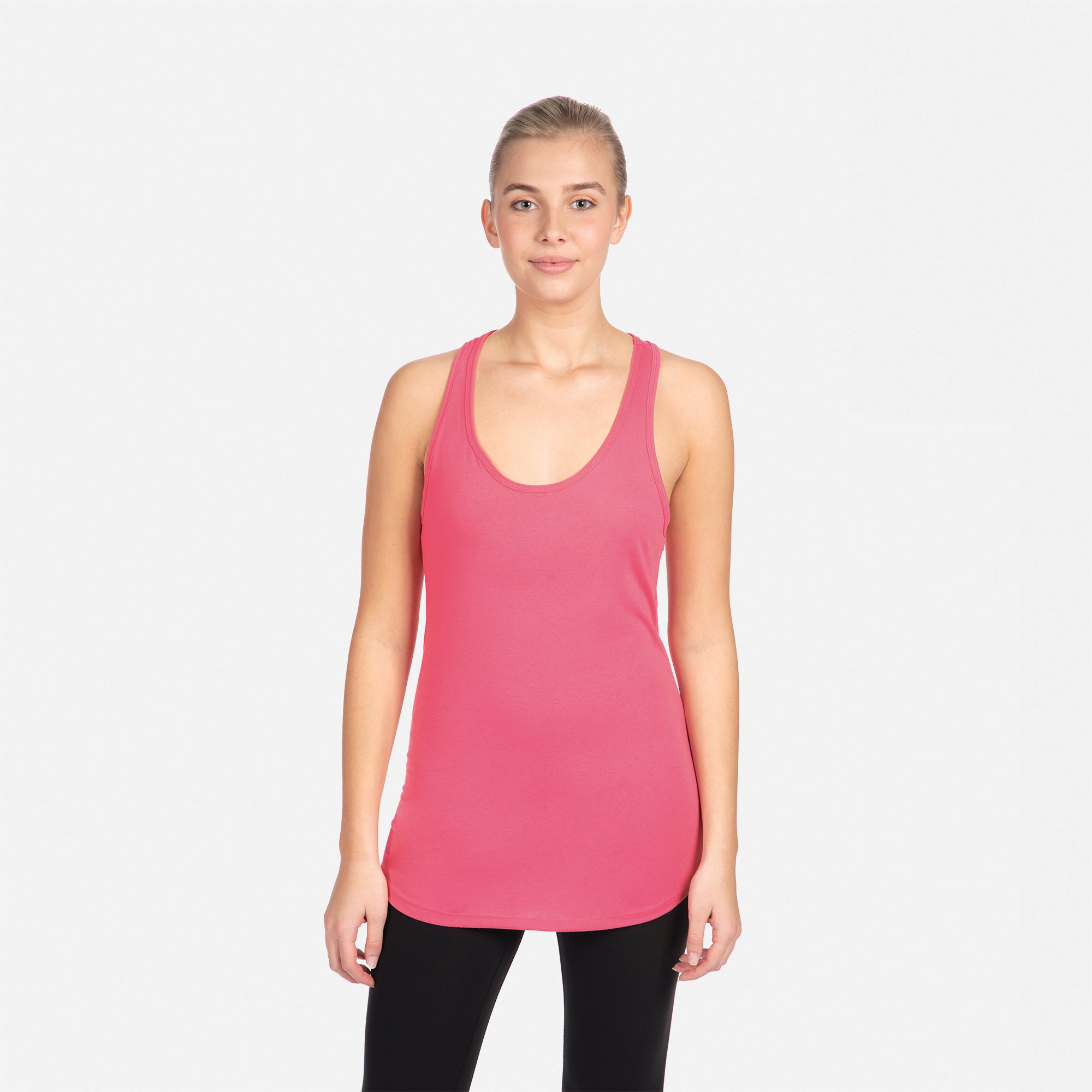 Women's Ideal Racerback Tank Hot Pink | Next Level Apparel