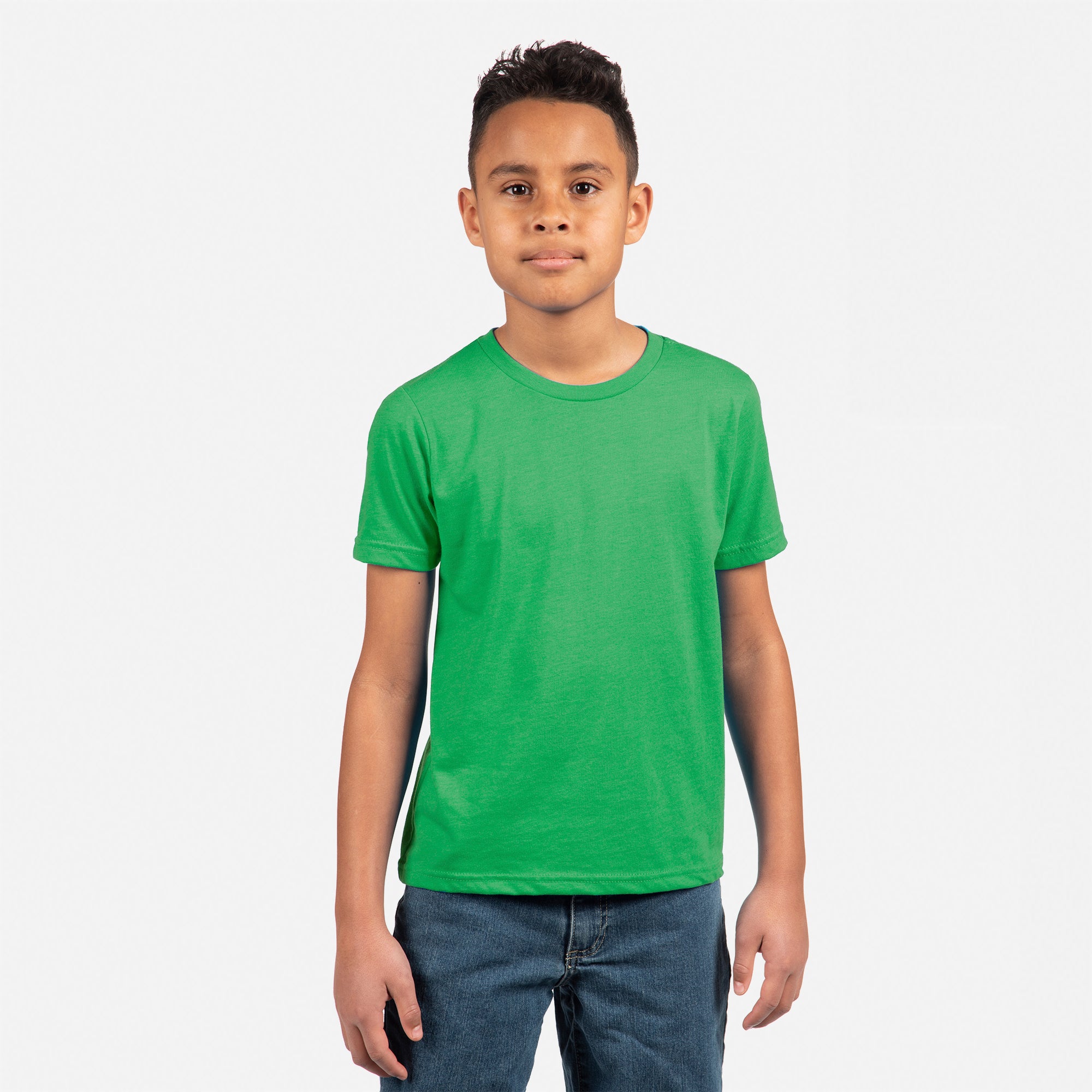 Kelly Green Youth CVC T-Shirt - 3312 | Next Level Apparel