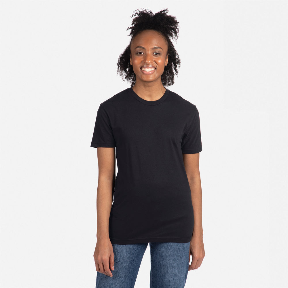 Sueded T-Shirt - Black | 6410 | Next Level Apparel