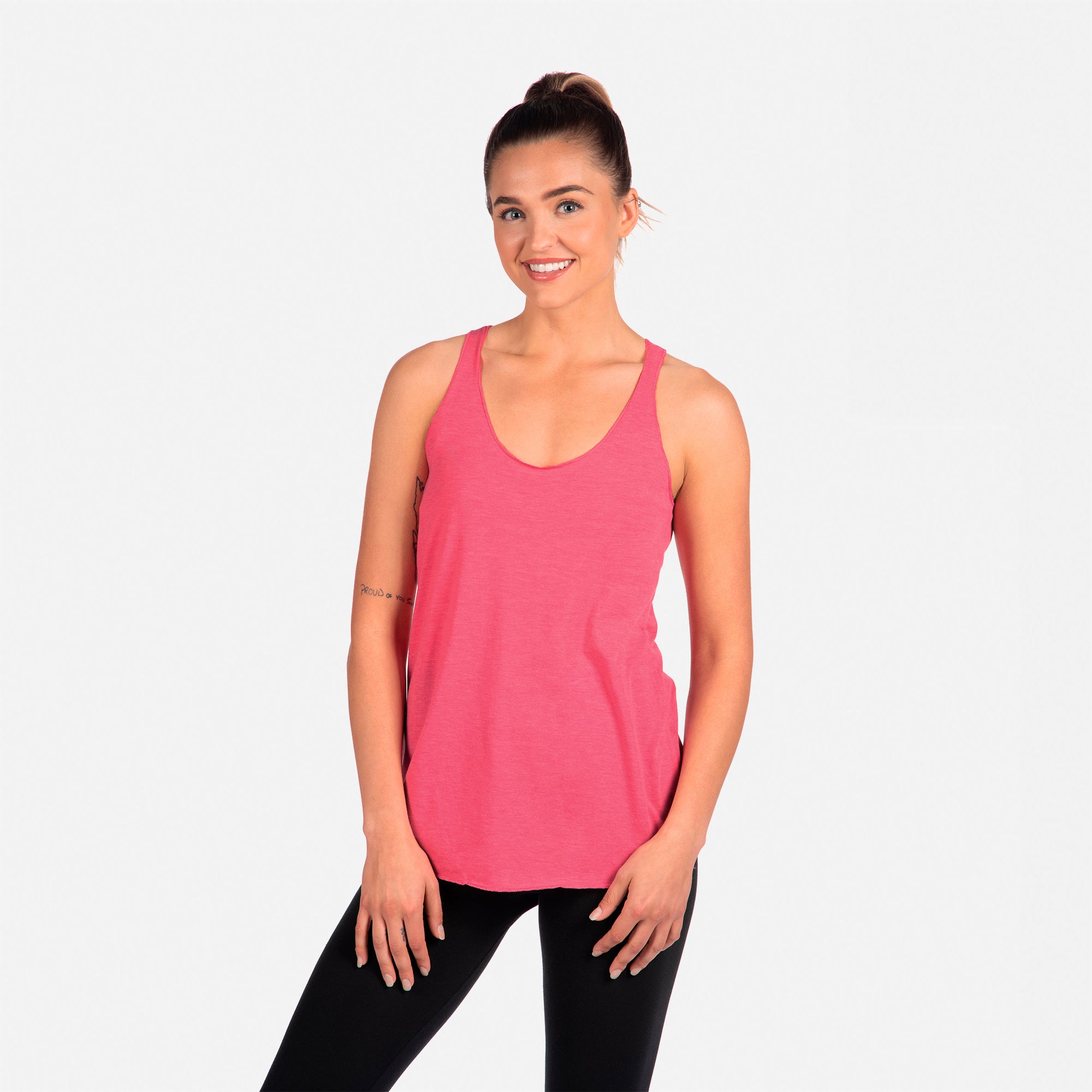 Women's Tri-Blend Racerback Tank - Vintage Pink | 6733 | NLA
