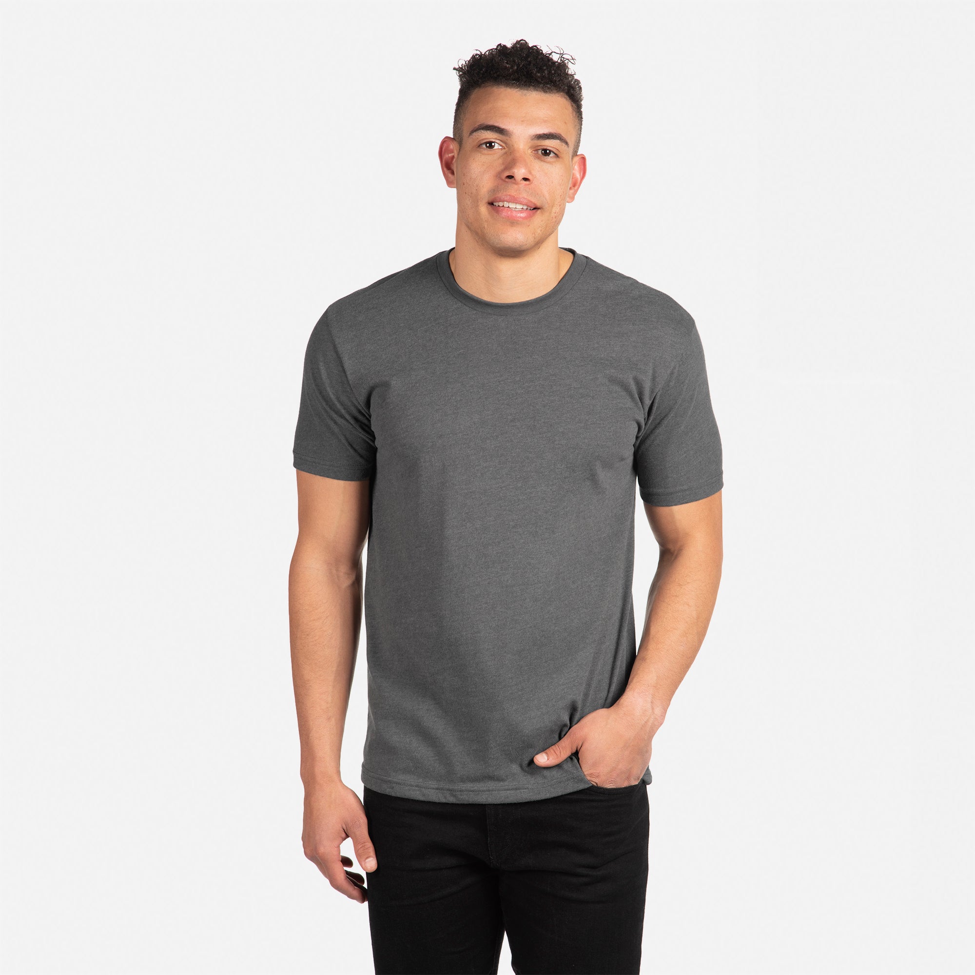 Sueded T-Shirt - Heather Heavy Metal | 6410 | NLA