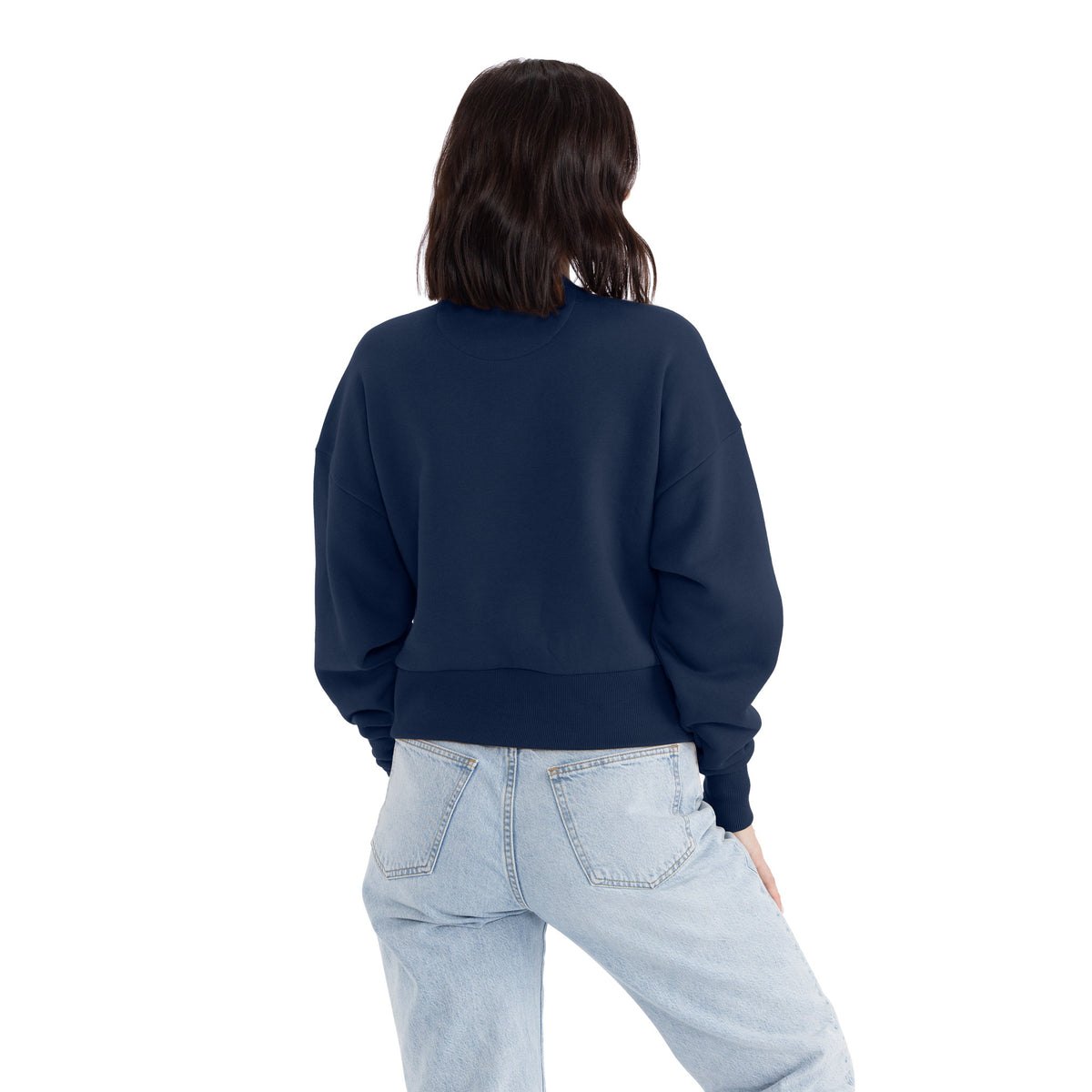 Women's Heavyweight Sweatshirt - Midnight Navy | 9087 | Next level Apparel