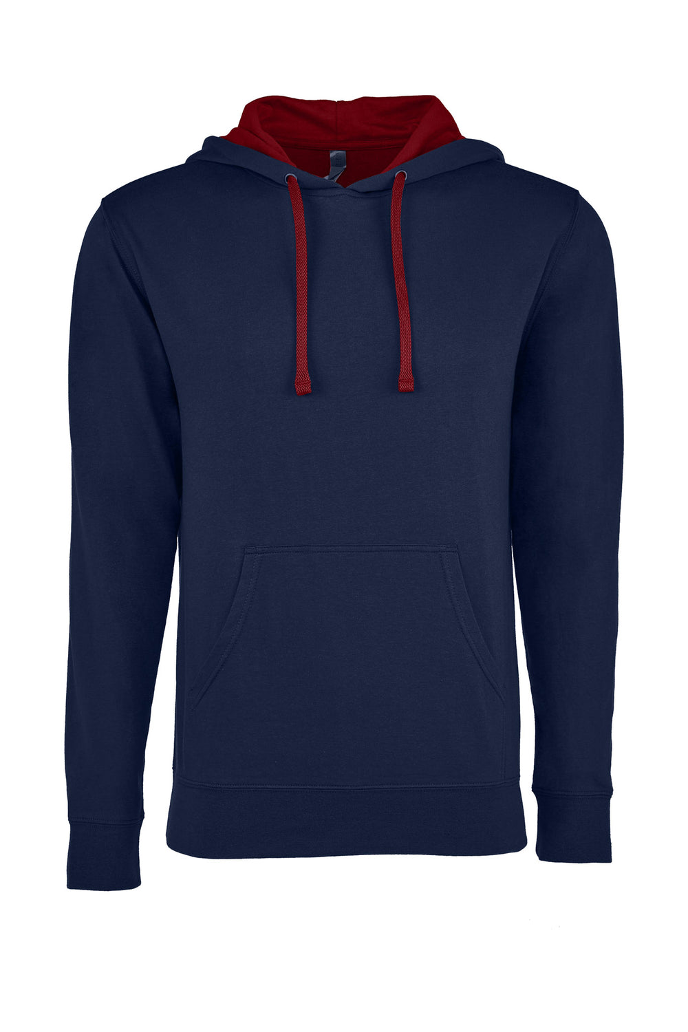 9301 Laguna Hoodie - Midnight Navy/Cardinal | Next Level Apparel