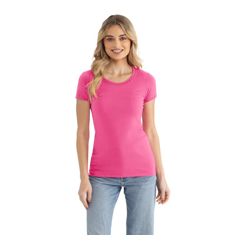 Women's Ideal T-Shirt - Hot Pink | 1510 | Next Level Apparel