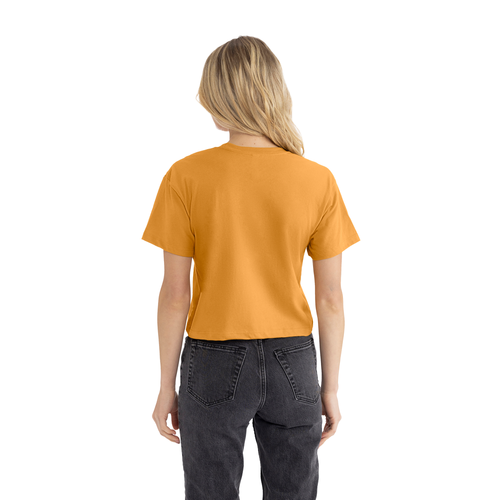 Women's Ideal Crop Tee - Antique Gold | 1580 | Next Level Apparel