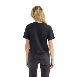 Women's Ideal Crop Tee - Black | 1580 | Next Level Apparel