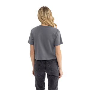 Women's Ideal Crop Tee - Dark Gray | 1580 | Next Level Apparel