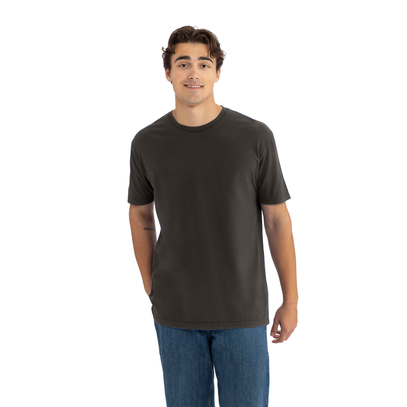 Soft Washed Cotton T-Shirt - Washed Graphite Black | 3600SW