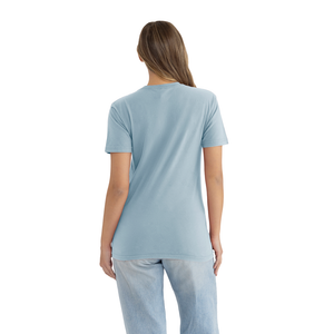 Soft Cotton T-Shirt - Washed Stonewash Denim | 3600 SW | NLA