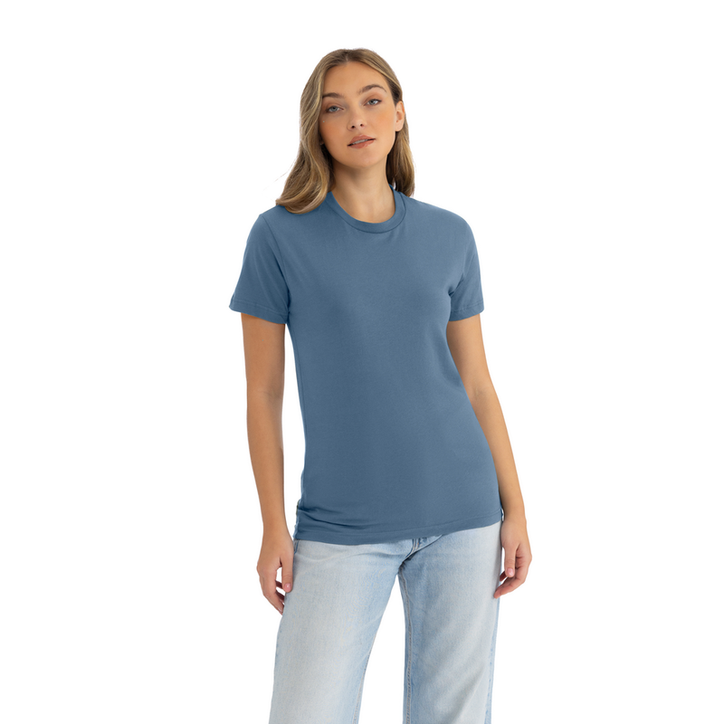 Cotton T-Shirt - Blue Jean | 3600 | Next Level Apparel