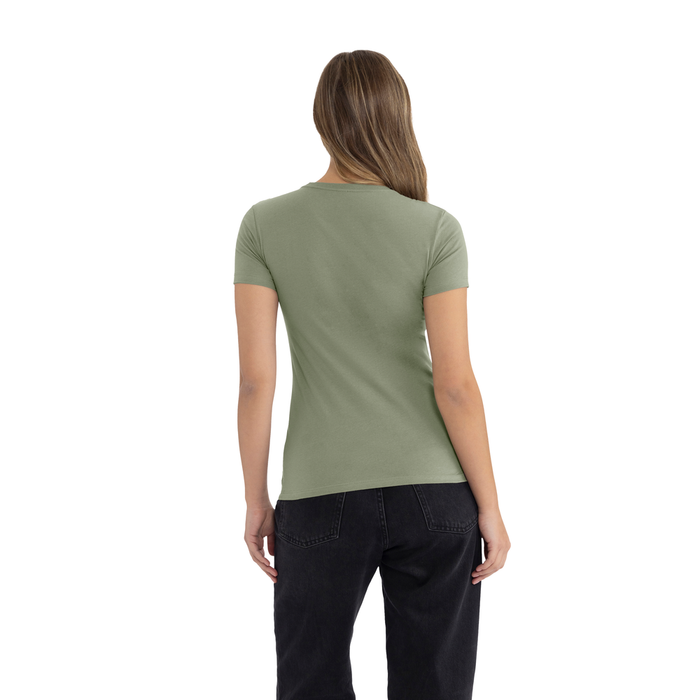 Women's Cotton T-Shirt - Light Olive | 3900 | Next Level Apparel
