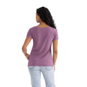 Women's Festival Scoop Neck T Shirt - Shiraz | 5030 | NLA