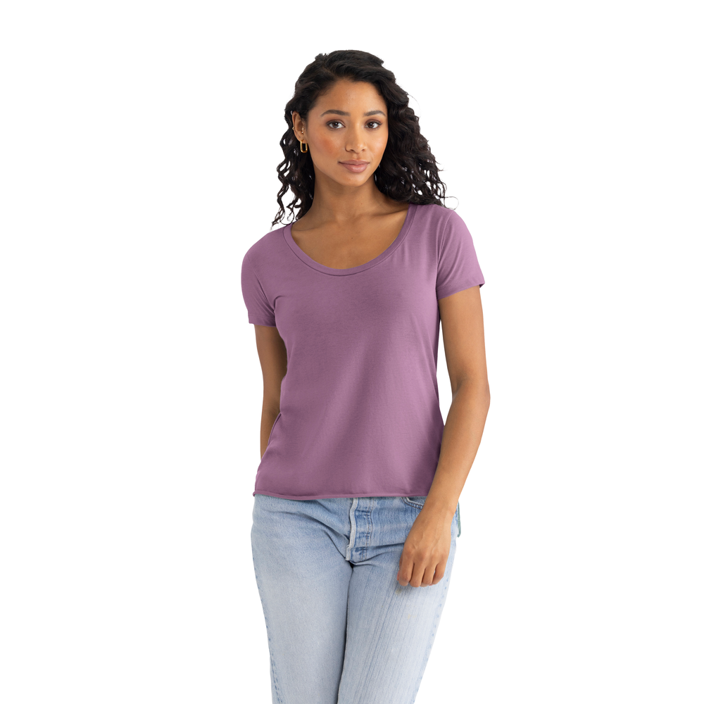 Women's Festival Scoop Neck T Shirt - Shiraz | 5030 | NLA
