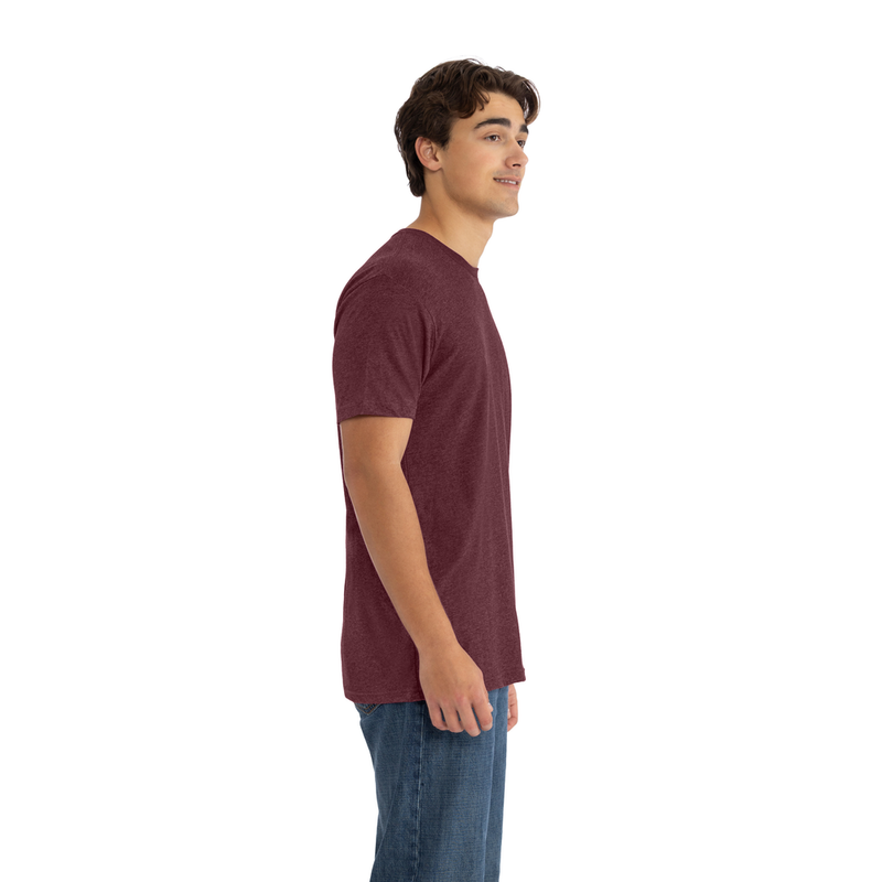 Unisex CVC T-Shirt - Heather Maroon | 6210 | NLA