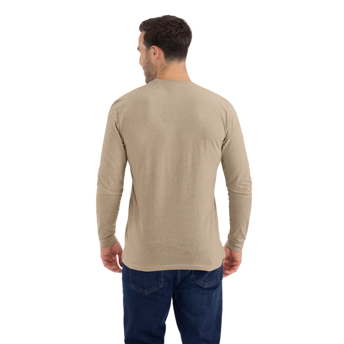 CVC Long Sleeve T-Shirt - Heather Tan | 6211 | Next Level Apparel