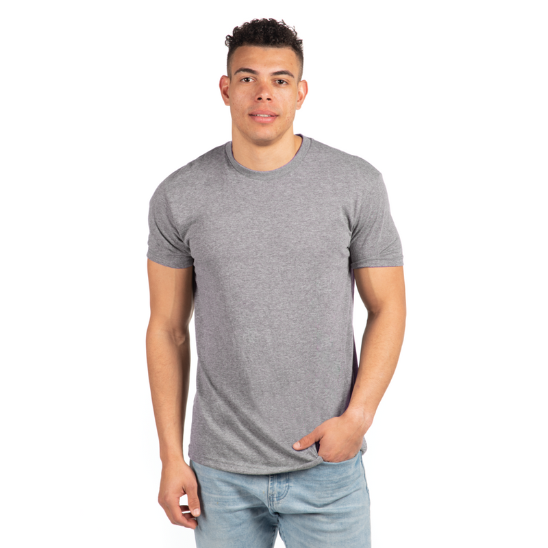 Cotton T-Shirt - Heather Gray | 3600 | Next Level Apparel