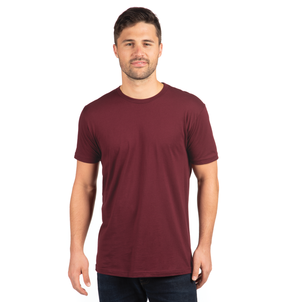 Maroon Cotton T-Shirt - 3600 | Next Level Apparel