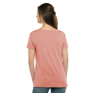 5030 Women's Festival Scoop Neck T Shirt - Desert Pink
