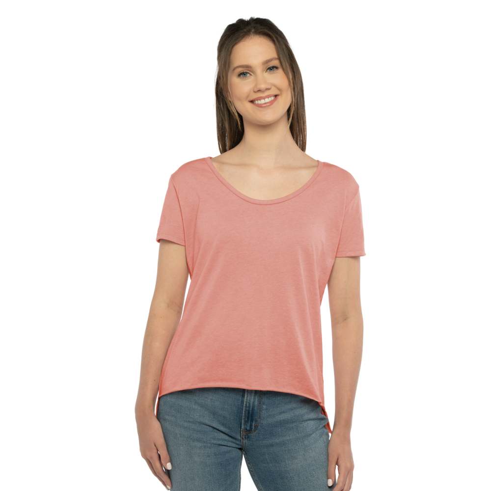 5030 Women's Festival Scoop Neck T Shirt - Desert Pink